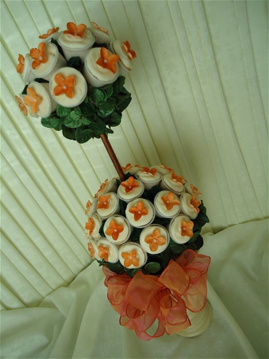 Mini Cupcake Topiary - CakeCentral.com