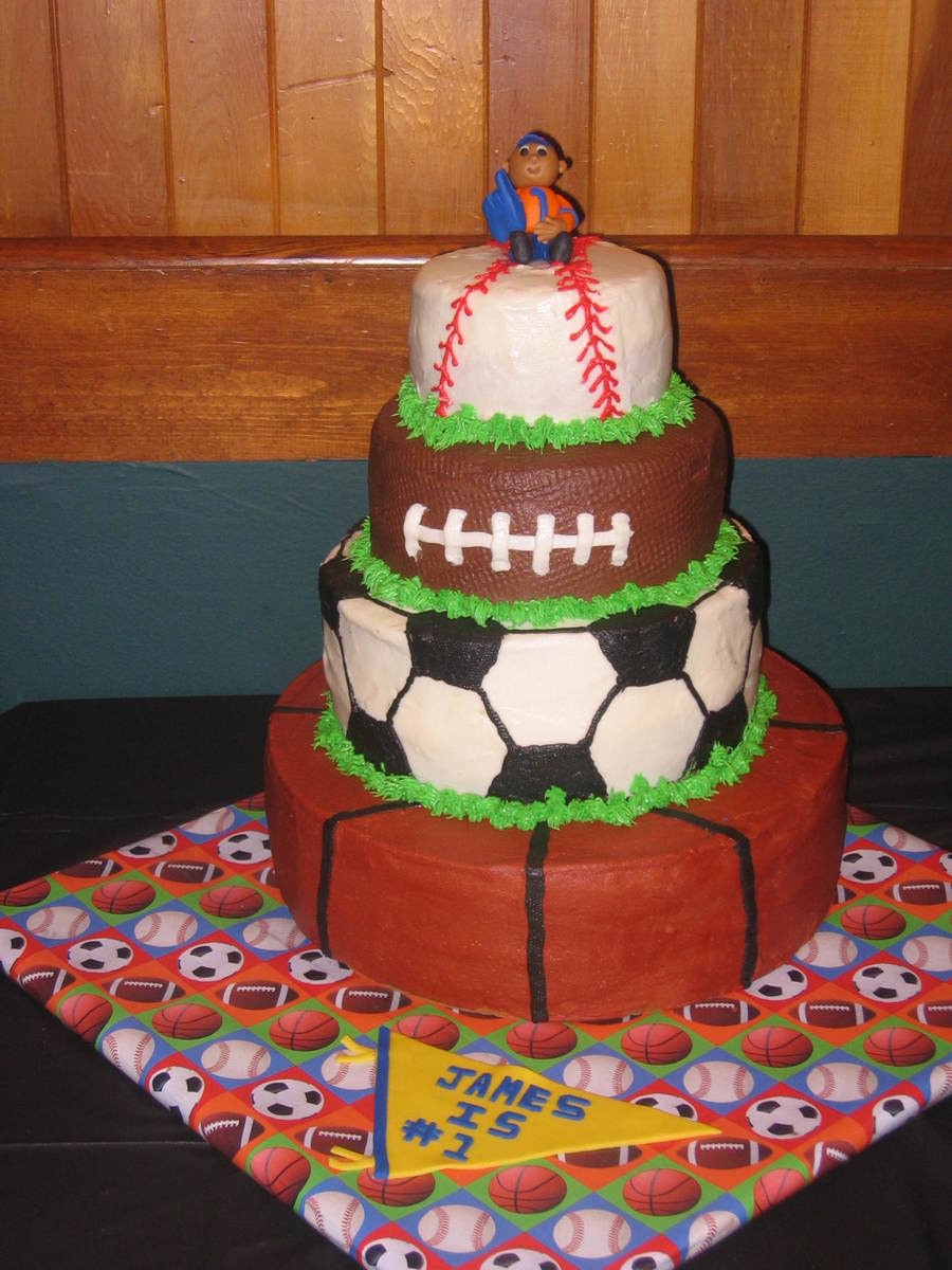 James' 1St Birthday - CakeCentral.com
