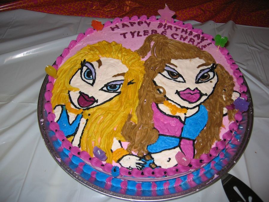 Bratz Cake For My Twins 8Th Birthday - CakeCentral.com