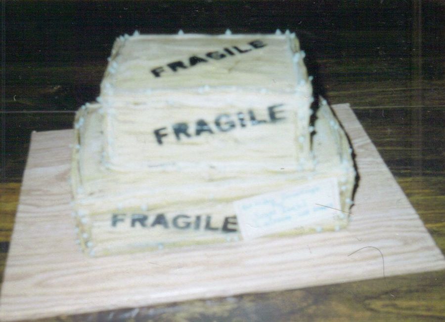 Crates Birthday Cake - CakeCentral.com