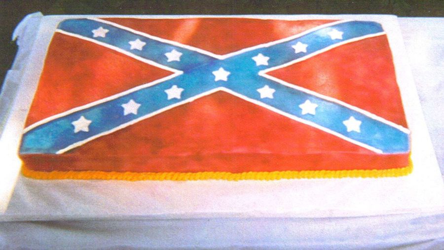 Confederate Flag Cake - CakeCentral.com