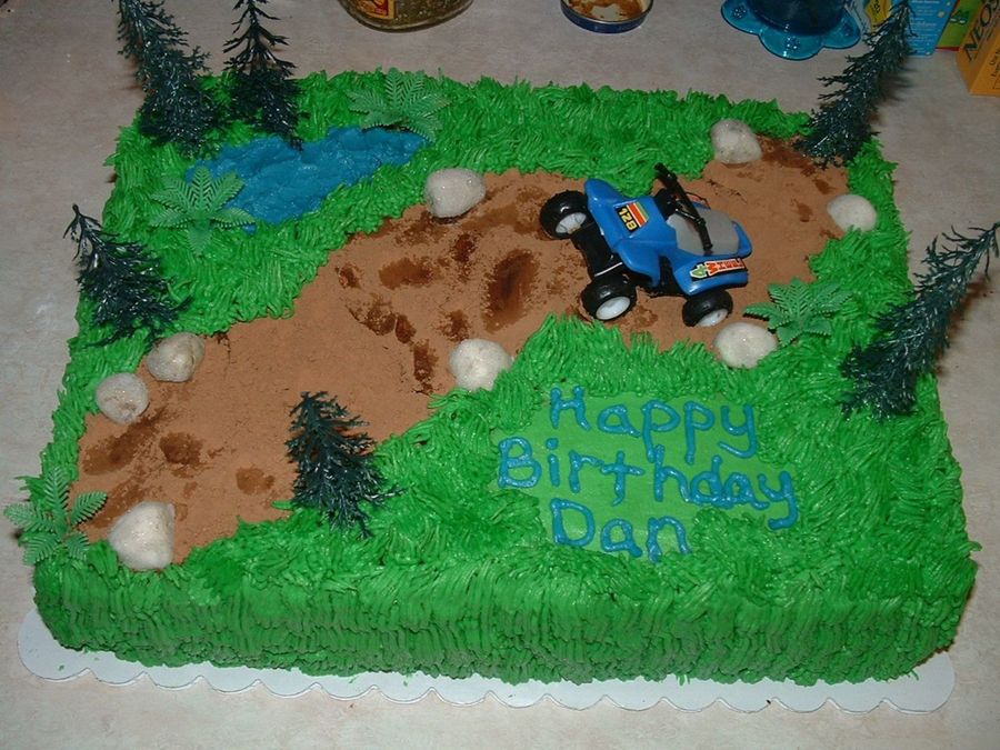4-Wheeler Cake - CakeCentral.com
