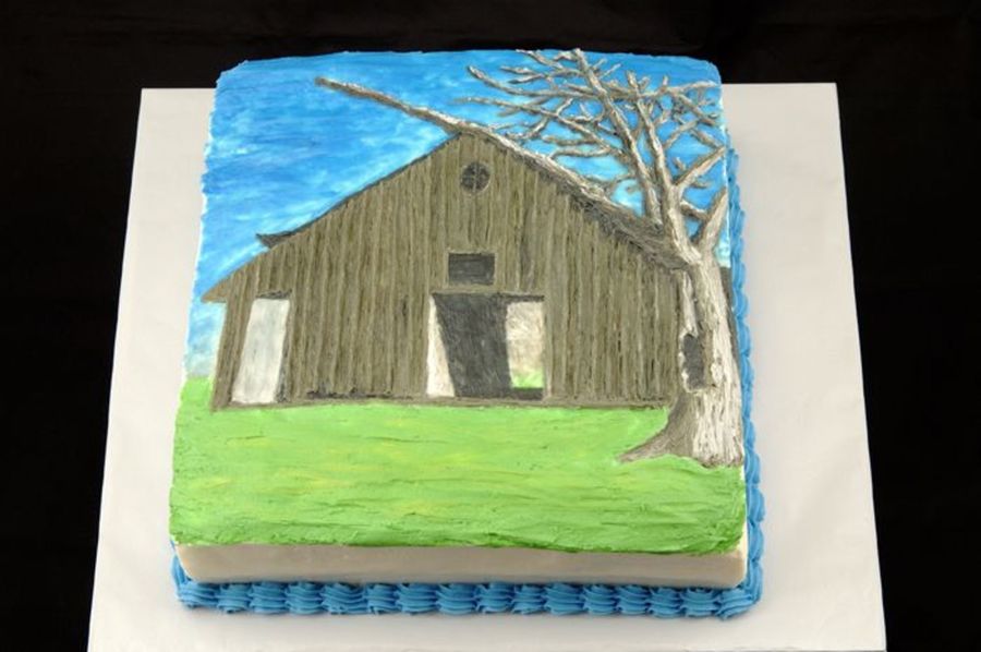 Painted Barn - CakeCentral.com