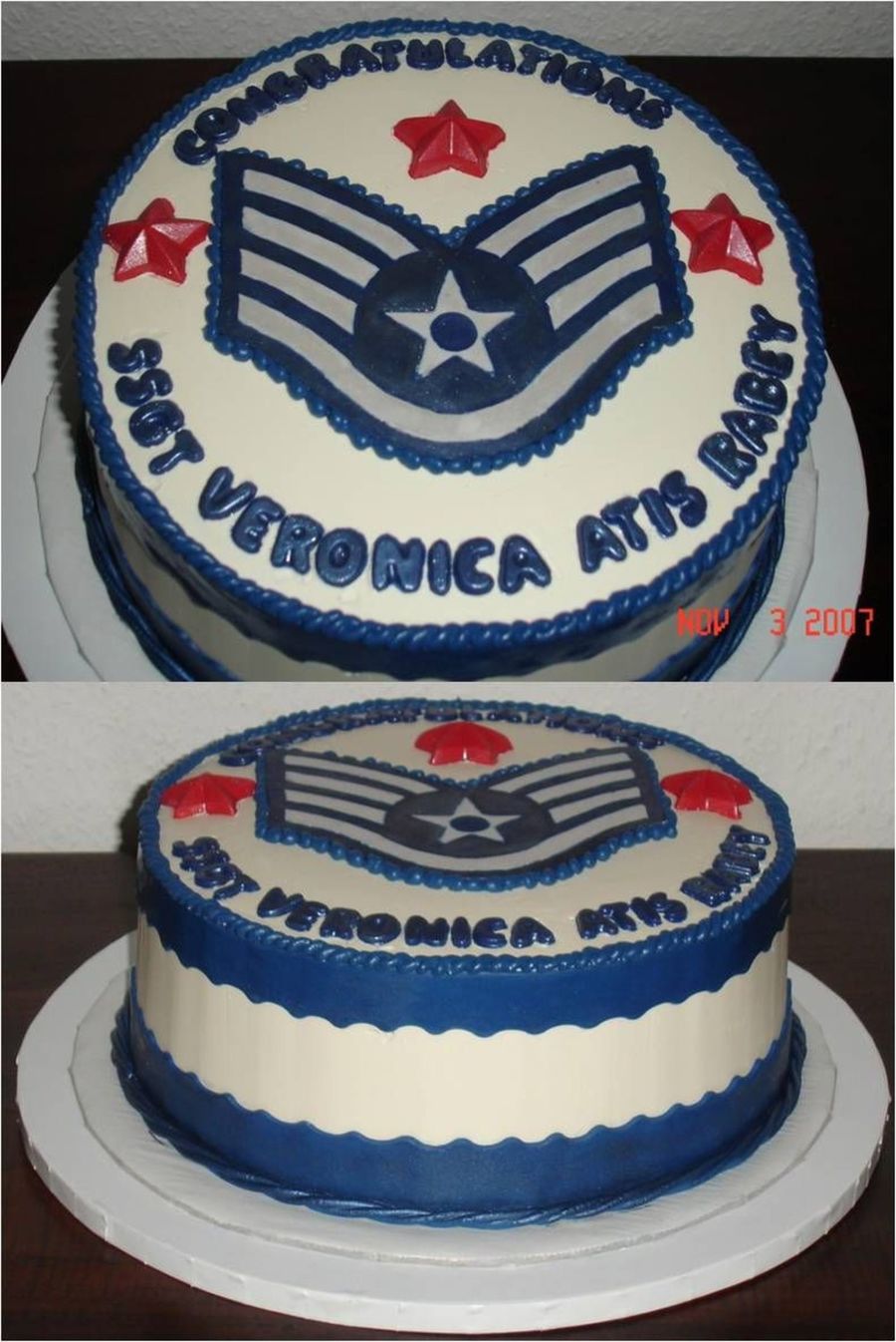 Air Force Promotion - CakeCentral.com