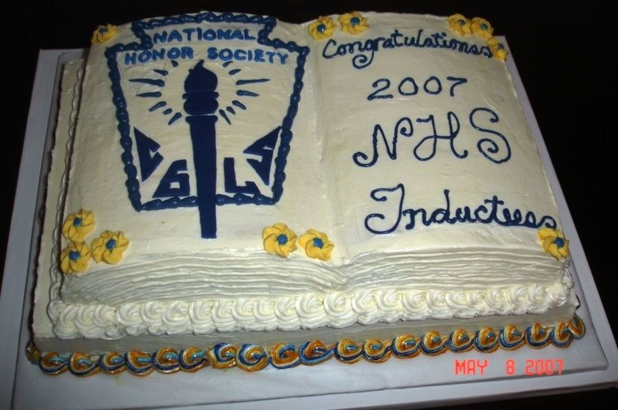 National Honor Society Induction Ceremony - CakeCentral.com