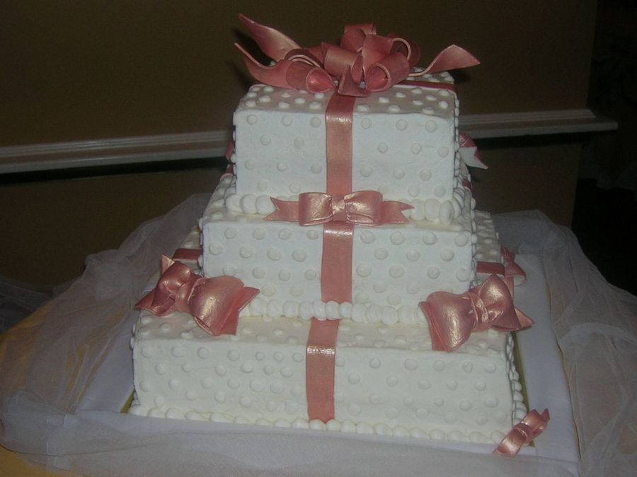 Stacked Presents Cake - CakeCentral.com