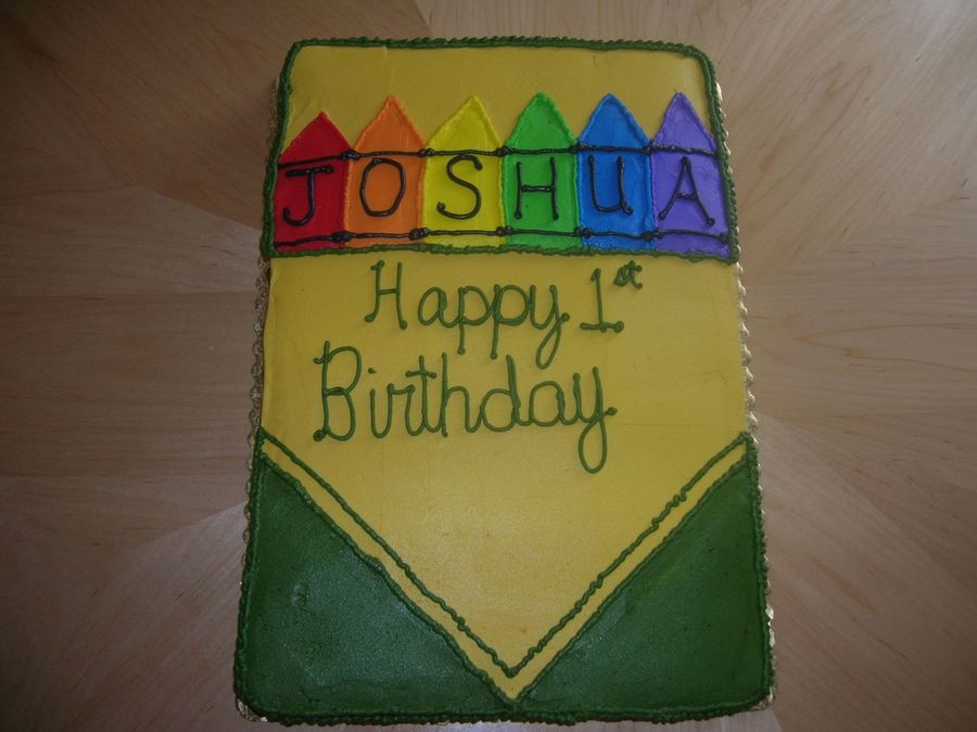 Crayola Crayon Cake - CakeCentral.com