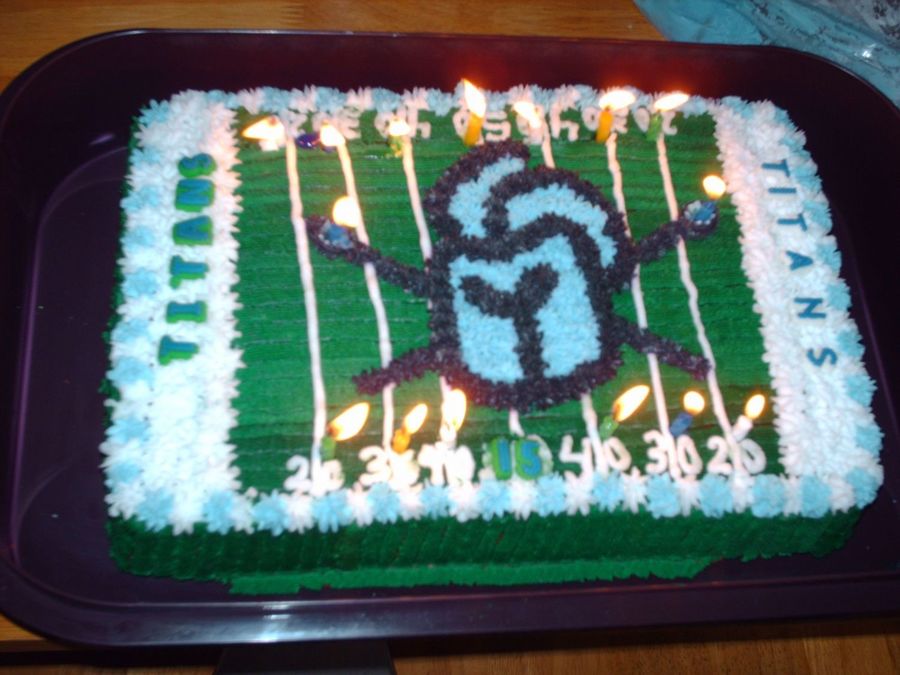 Titans Football - CakeCentral.com