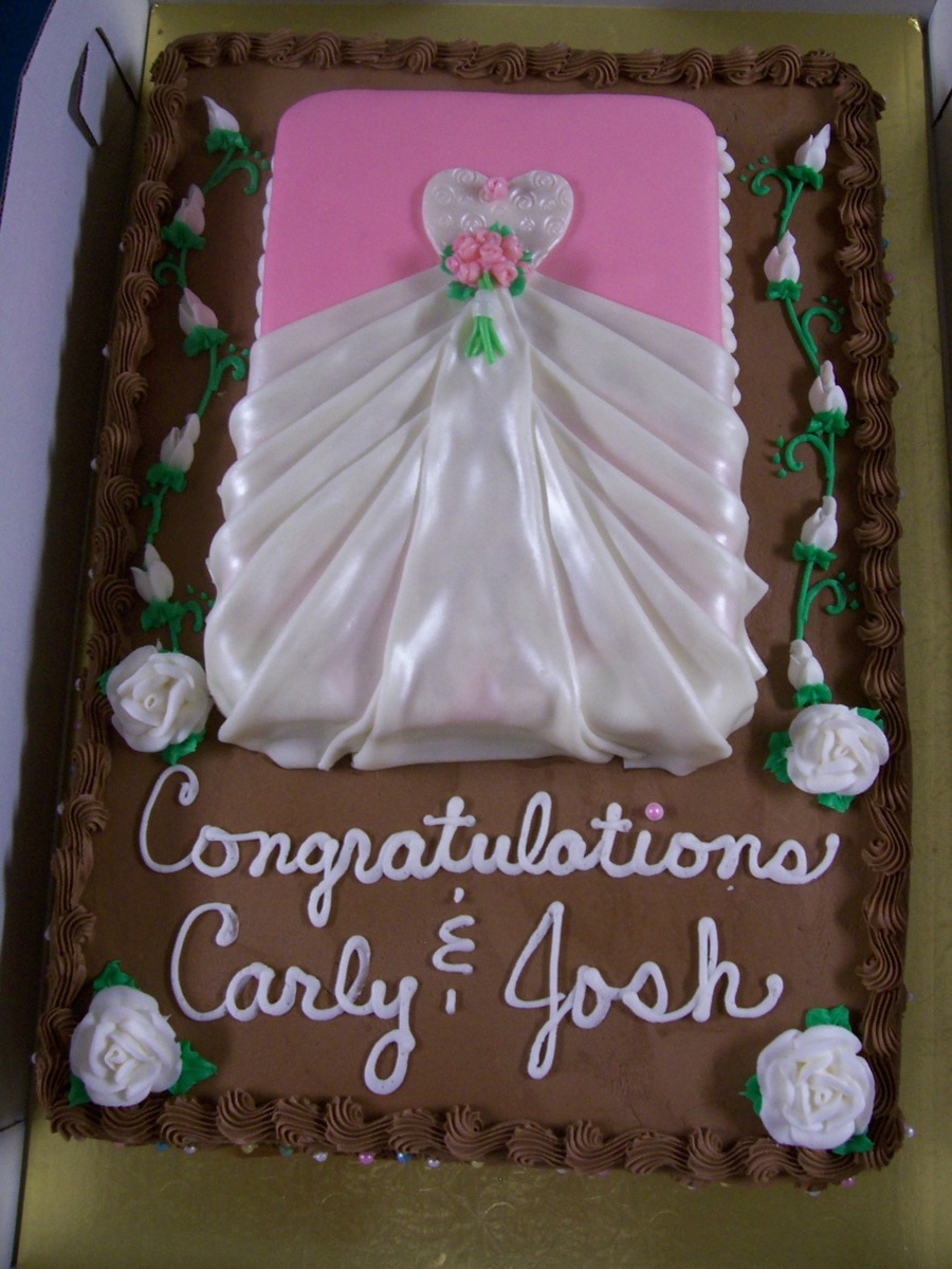 Wedding Gown Cake - CakeCentral.com