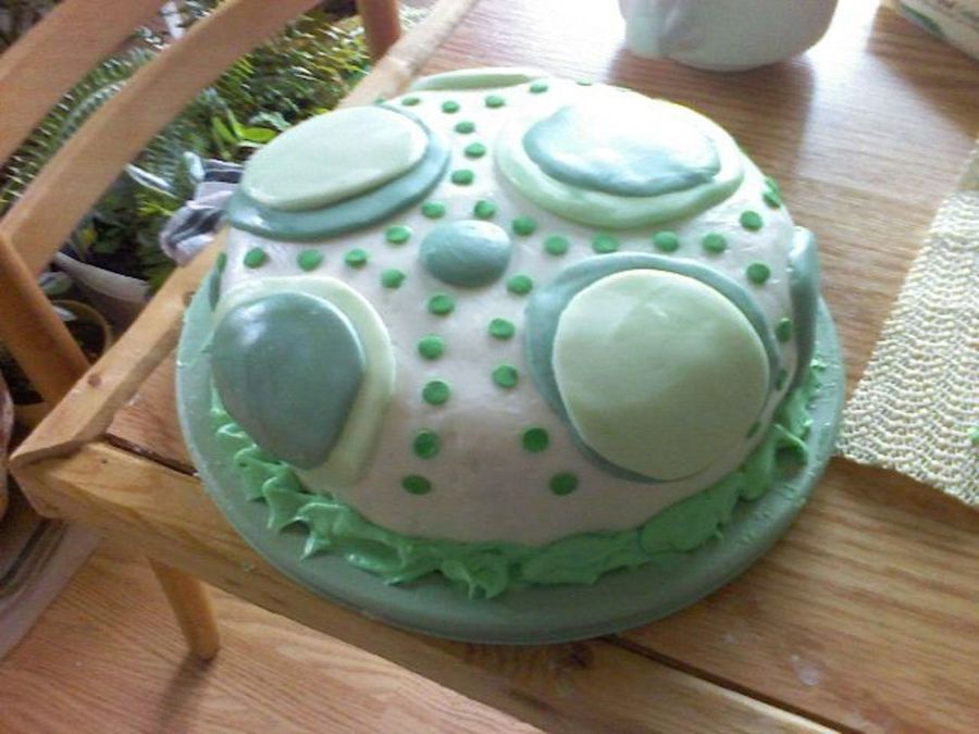 Second Fondant Cake - CakeCentral.com