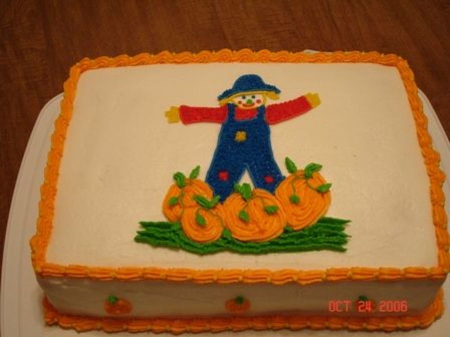 Scarecrow Cake - CakeCentral.com