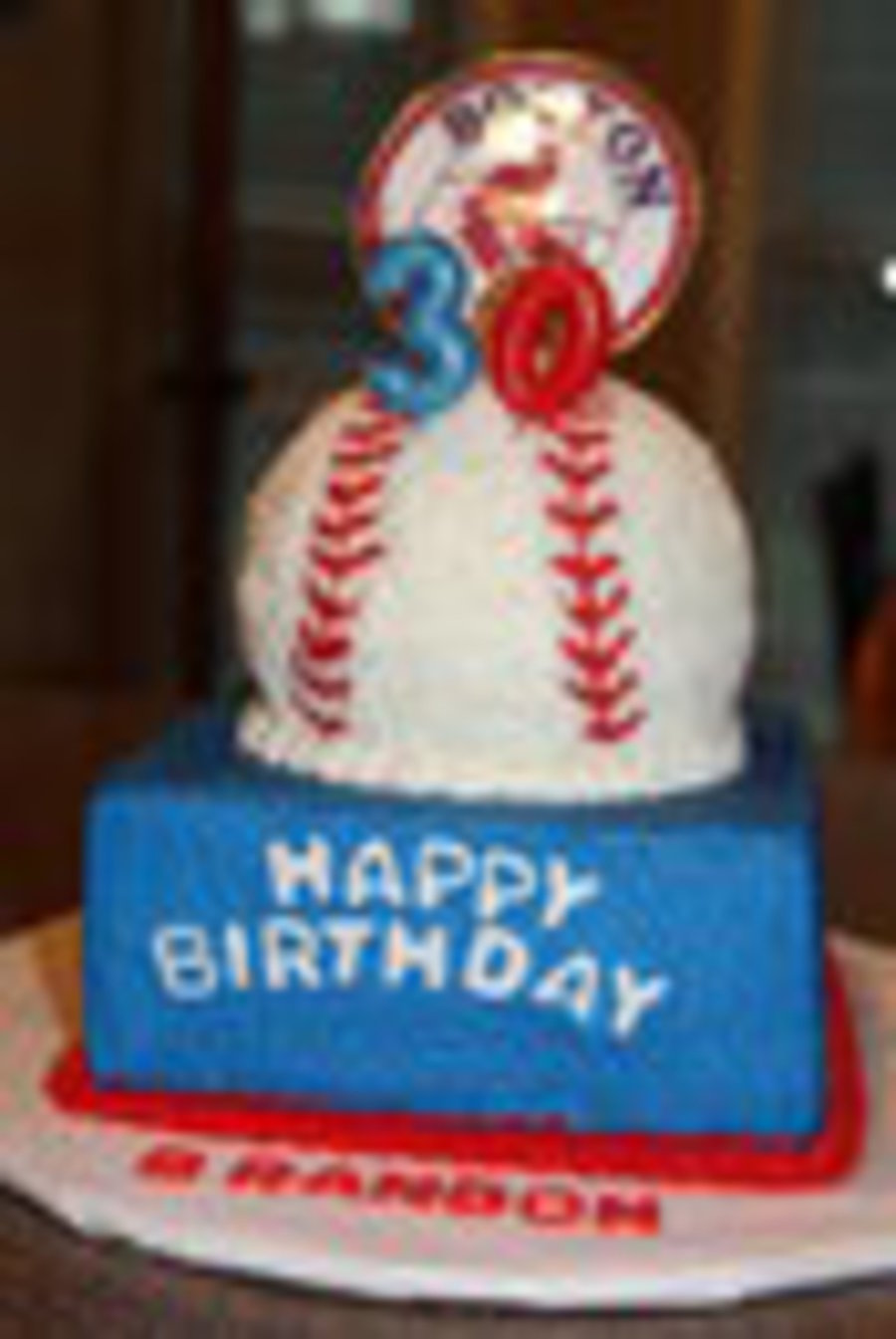 Baseball Cake - CakeCentral.com