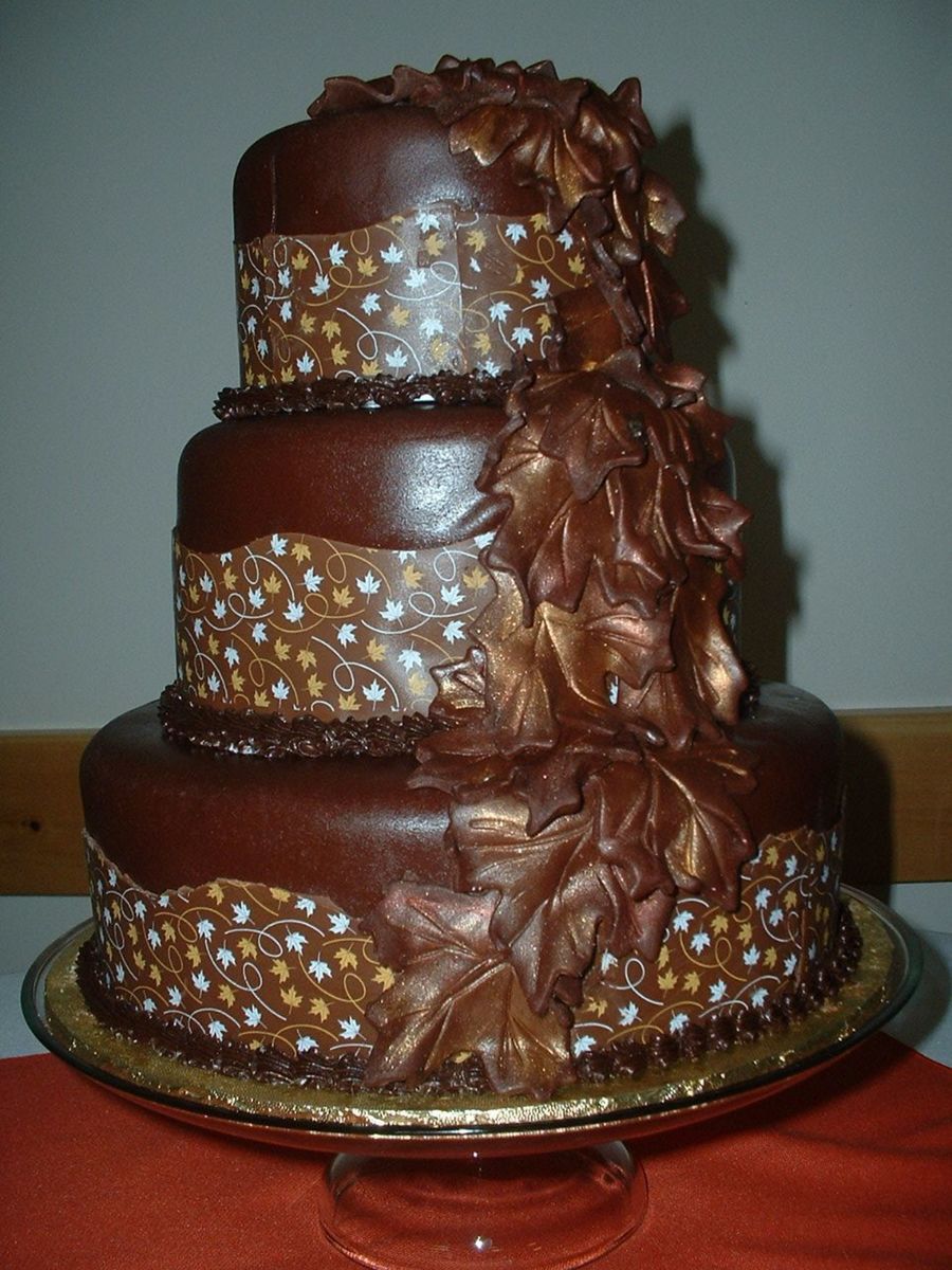 Chocolate Leaves - CakeCentral.com