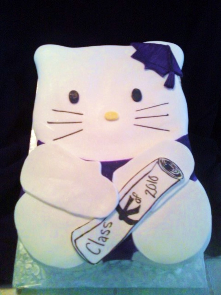 Hello Kitty Graduation Cakecentral
