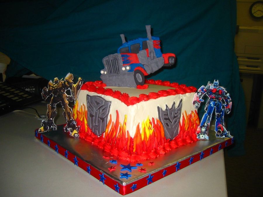 Transformer Cake - CakeCentral.com