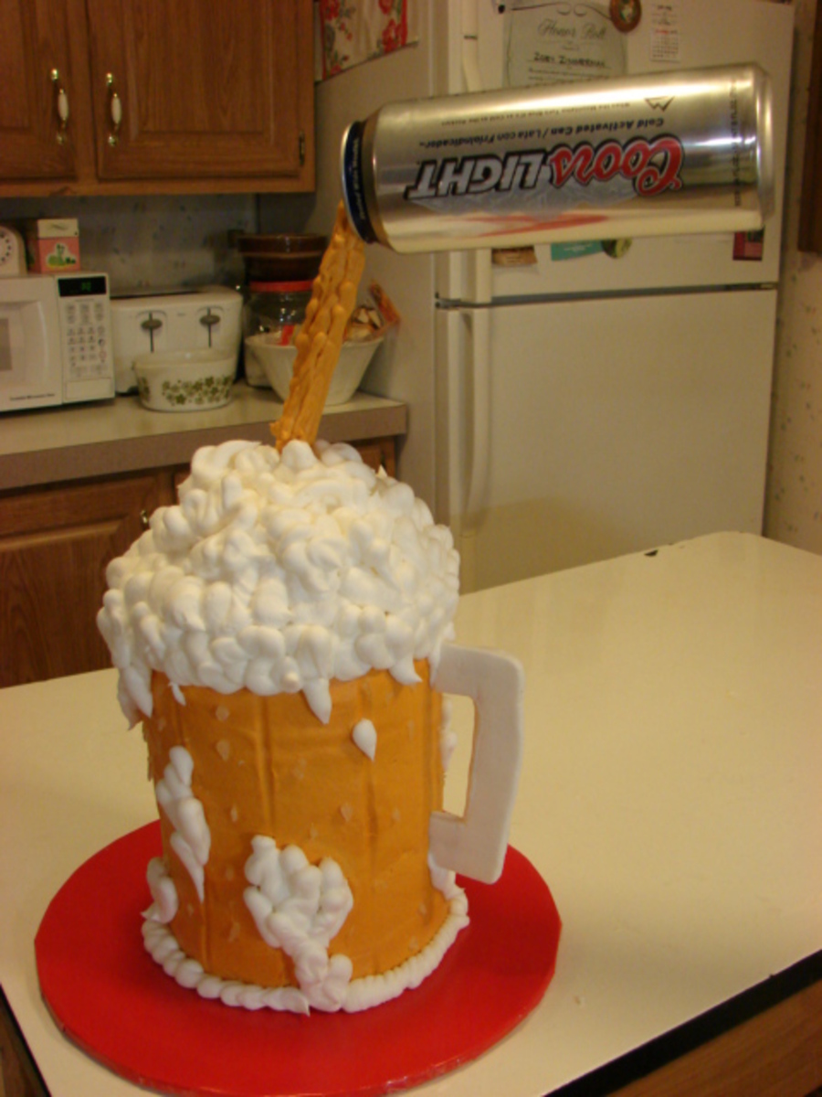Beer Mug Cake - CakeCentral.com