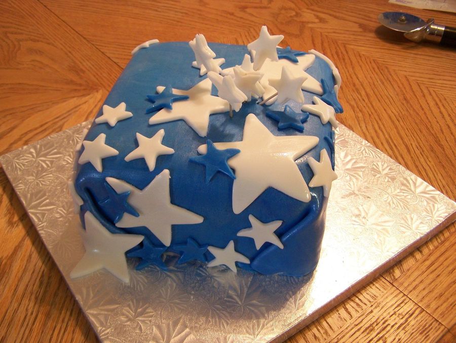 Starry Cake - CakeCentral.com