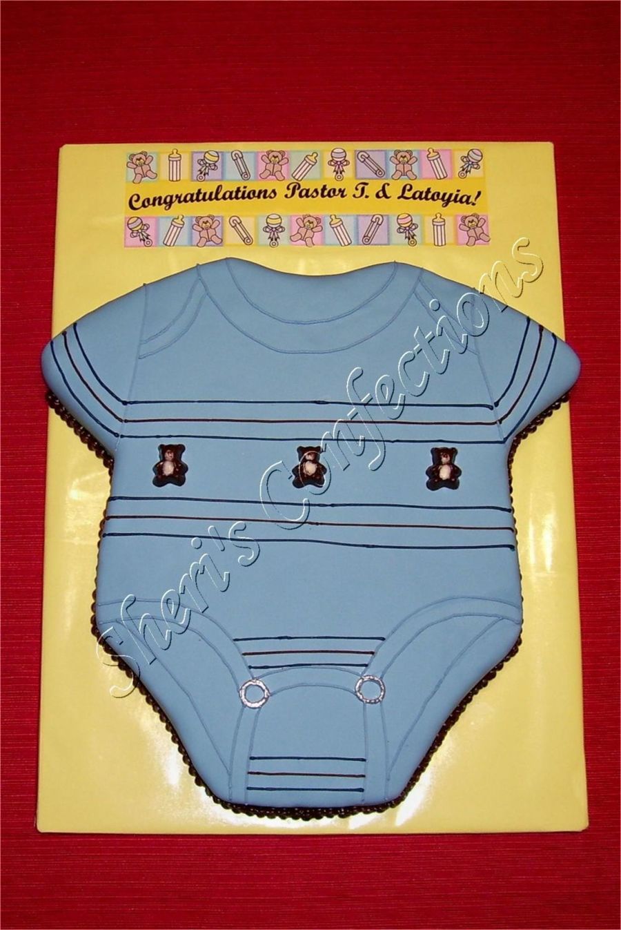 Onesie Cake - CakeCentral.com