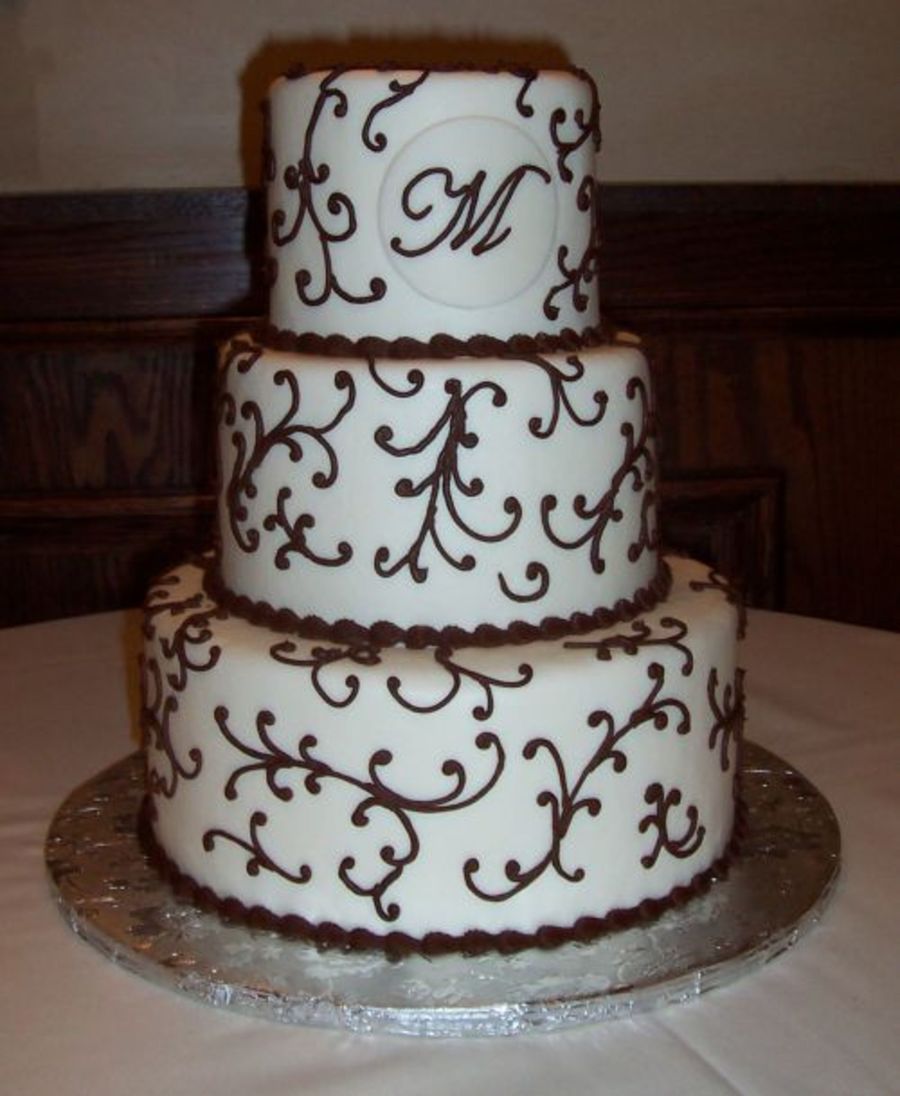 Buttercream Monogram - CakeCentral.com