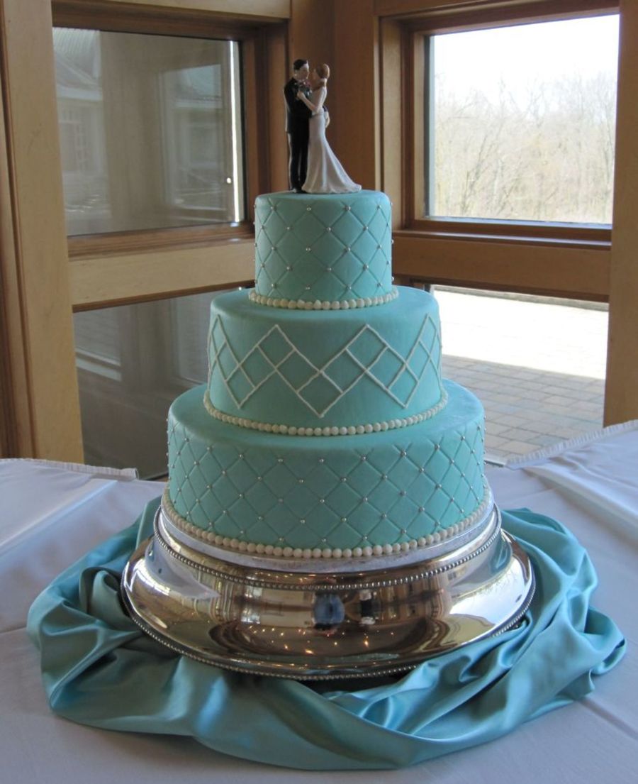 Buttercream Teal Cake - CakeCentral.com