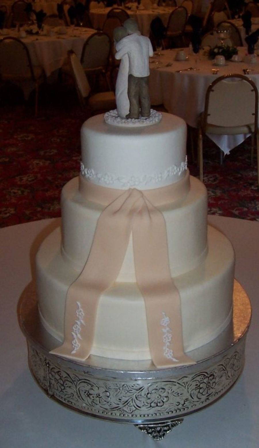 Brides Dress Cake - CakeCentral.com