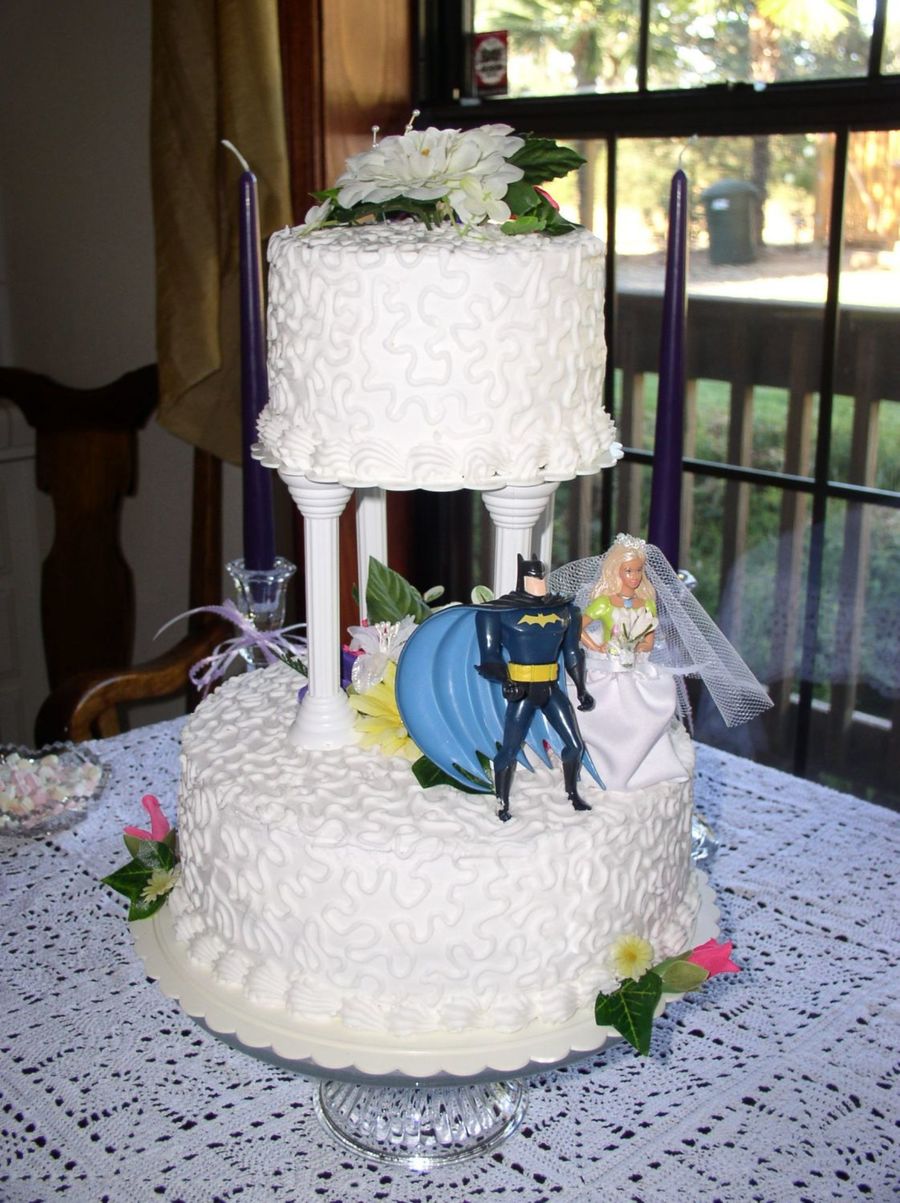 Superhero Wedding Cake - CakeCentral.com