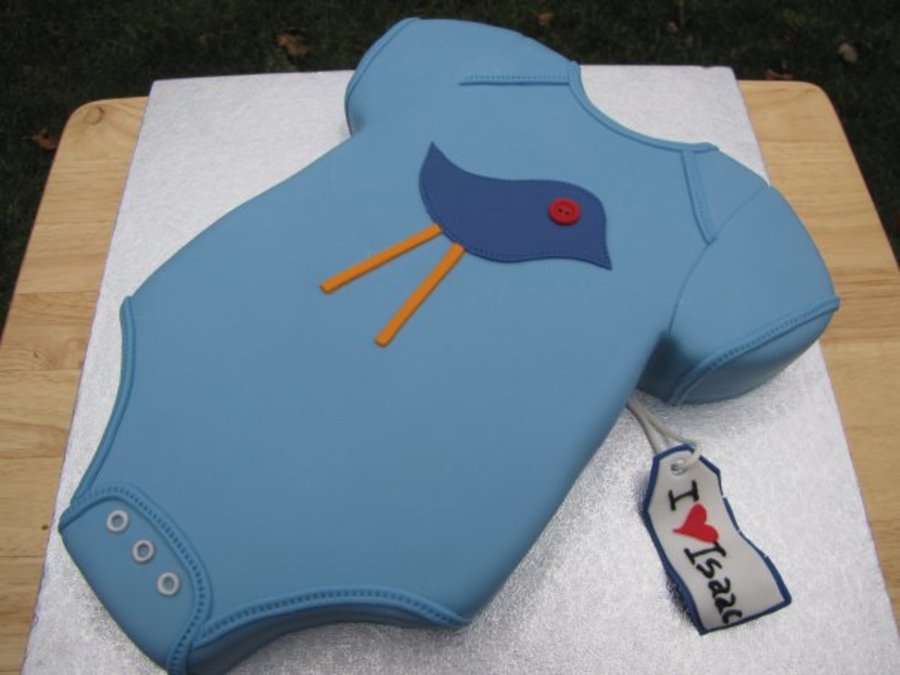 Birdie Onesie - CakeCentral.com