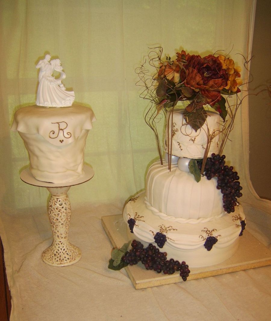 Grape Vine Wedding Cake - CakeCentral.com