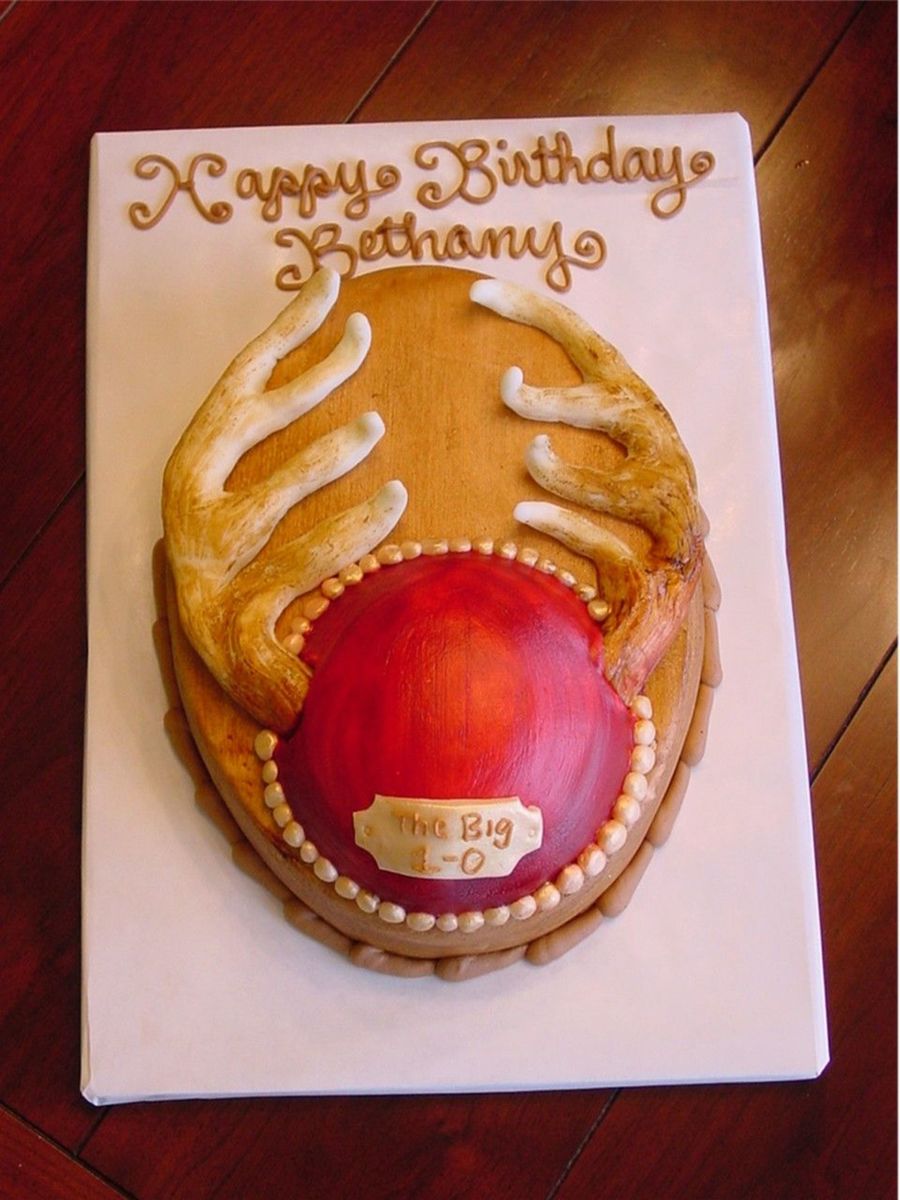 Mounted Deer Rack - CakeCentral.com