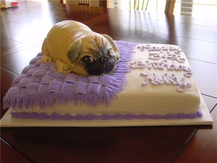 Pug Cake - CakeCentral.com