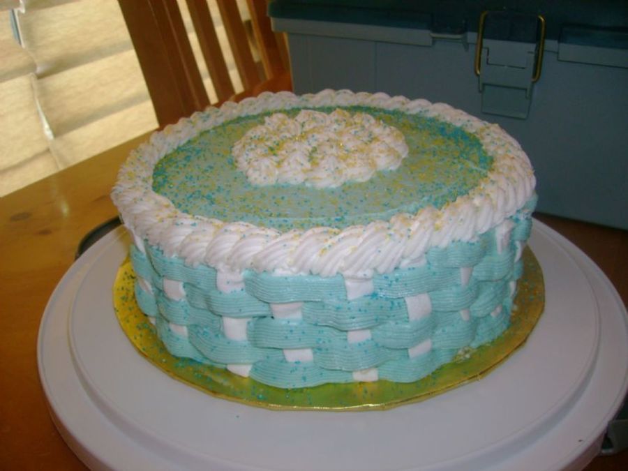 Blue Basket - CakeCentral.com