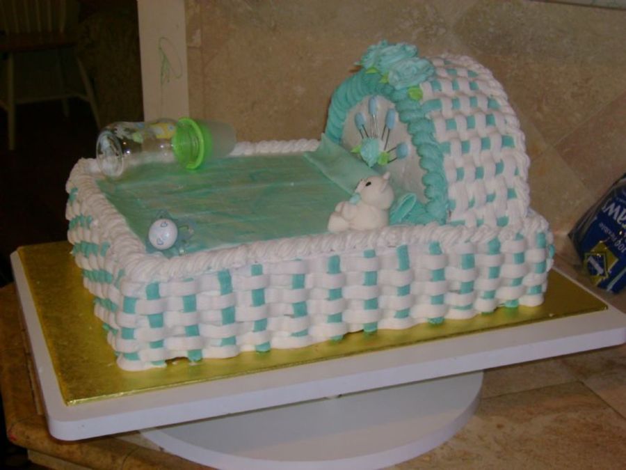 Baby Crib Side View - CakeCentral.com