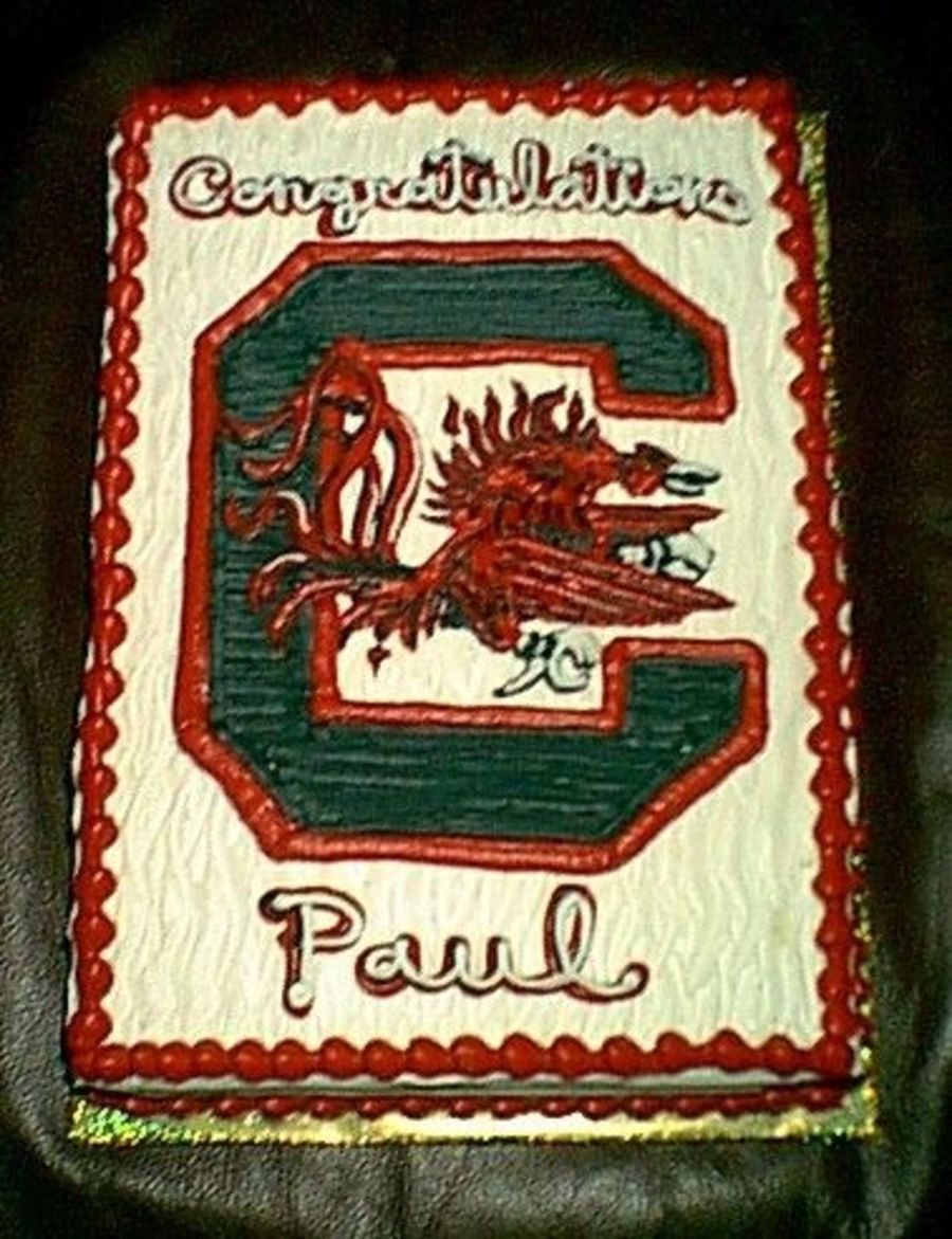 Usc South Carolina "gamecocks" Graduation - CakeCentral.com