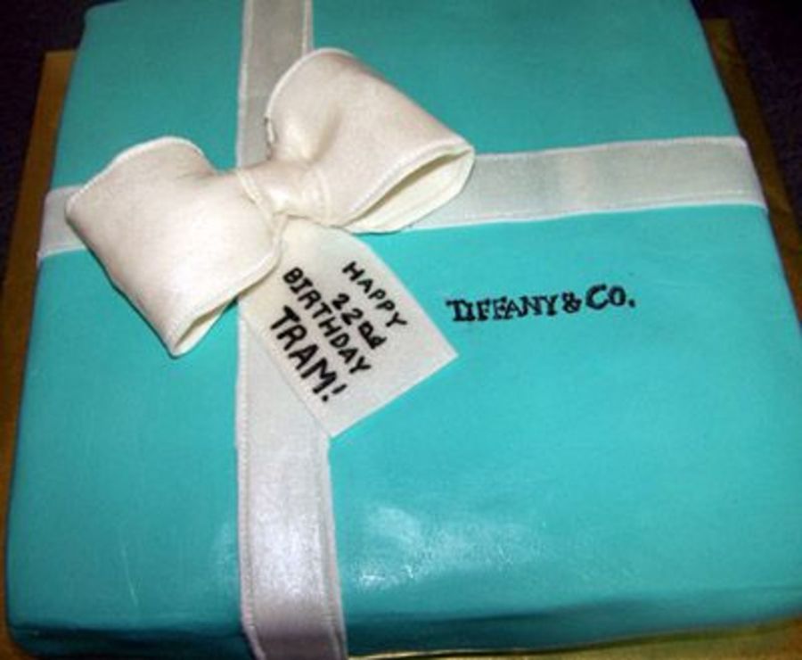 Tiffany Inspired Birthday Cake - CakeCentral.com