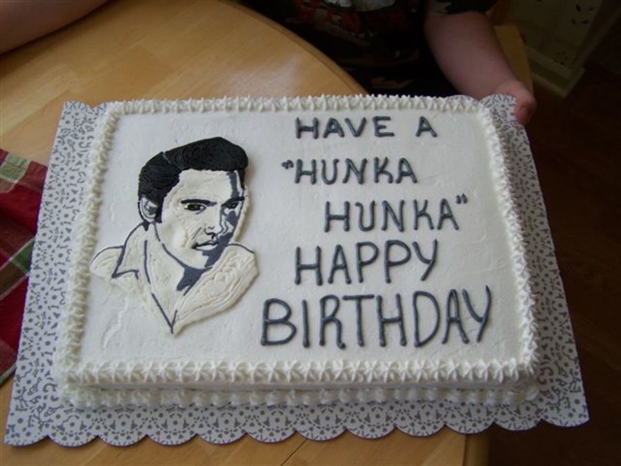 Hunka Hunka Elvis Cake - CakeCentral.com