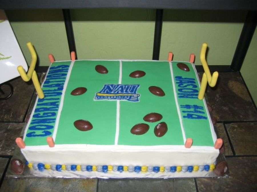 Nau Football Graduation - CakeCentral.com