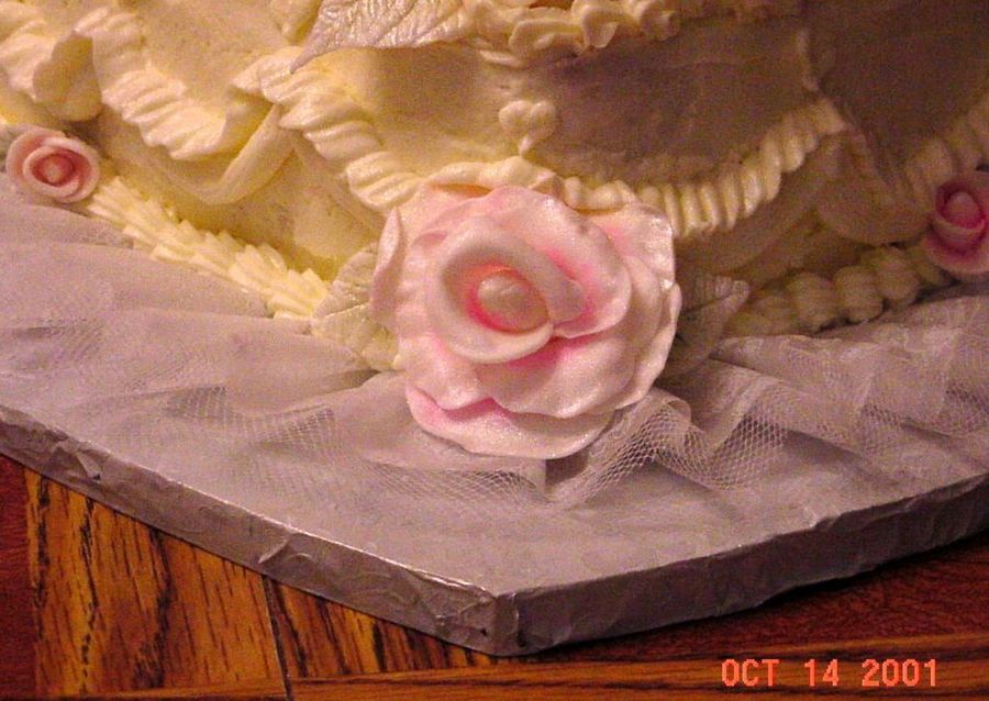 Little Girl's Baptism Reception Cake - CakeCentral.com