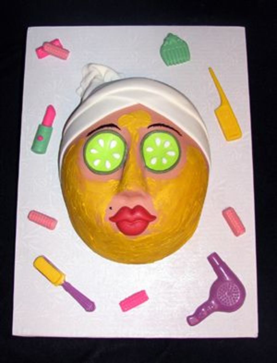 Spa Face - CakeCentral.com