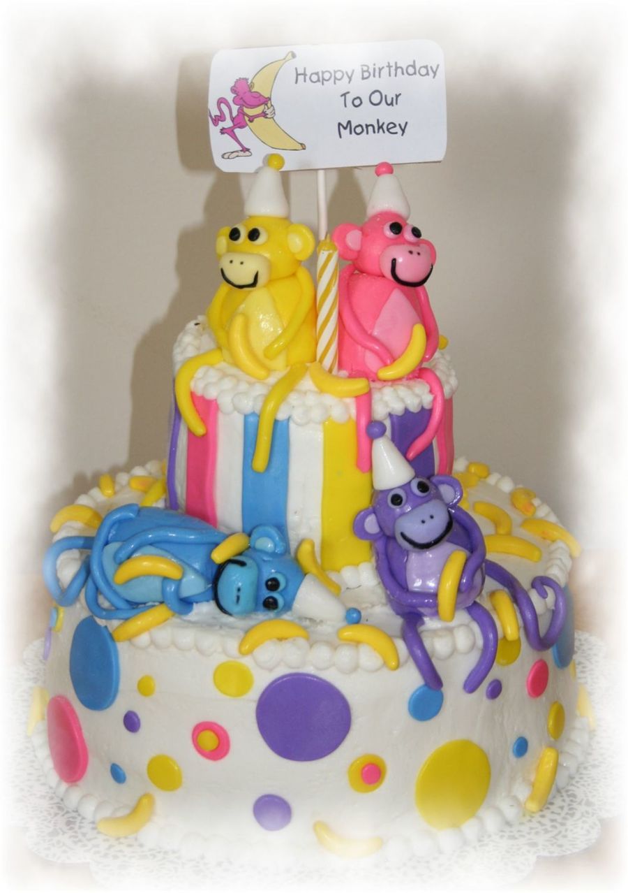 Neon Monkeys - CakeCentral.com