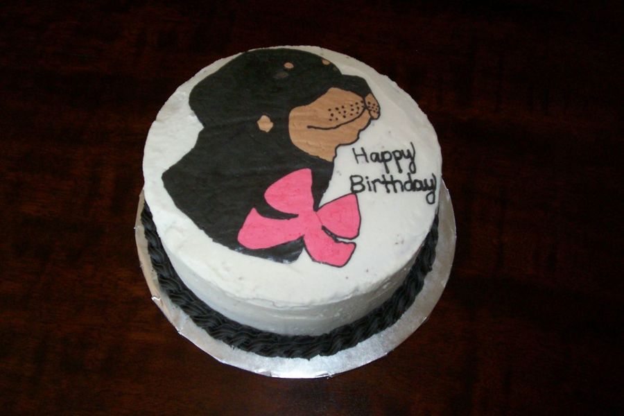 My Dog Diesel's Cake - CakeCentral.com