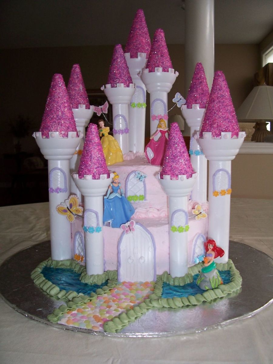 Princess Castle Cake - CakeCentral.com