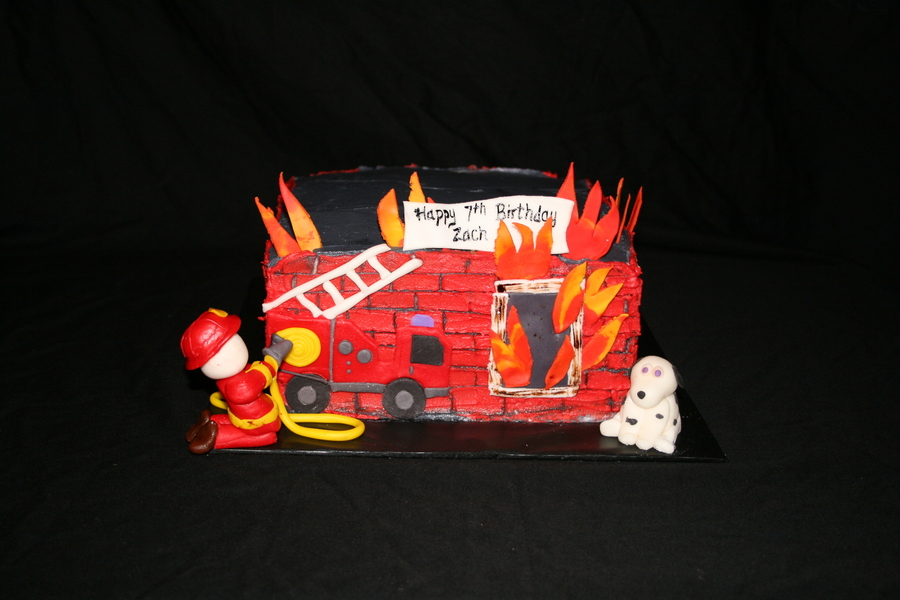 Fireman Cake - CakeCentral.com