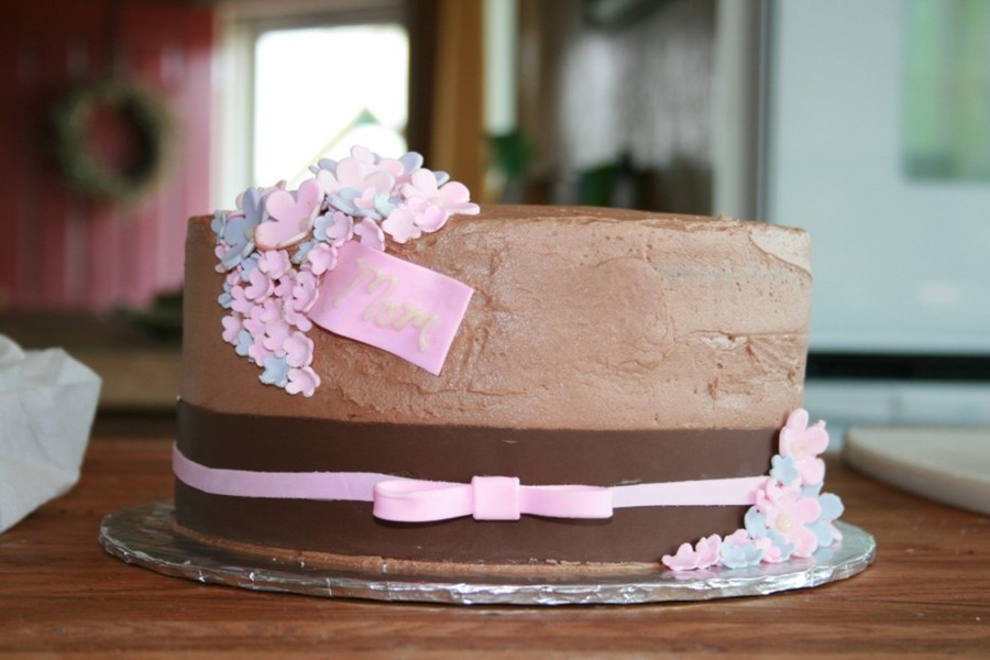 Chocolate Ribbon Cake - CakeCentral.com