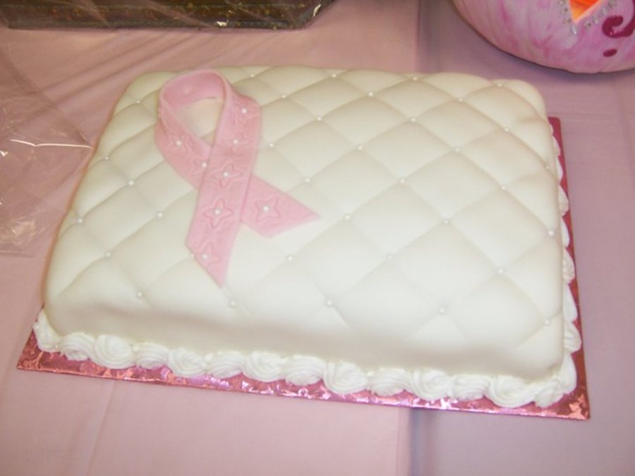 Breast Cancer Ribbon Fondant - CakeCentral.com