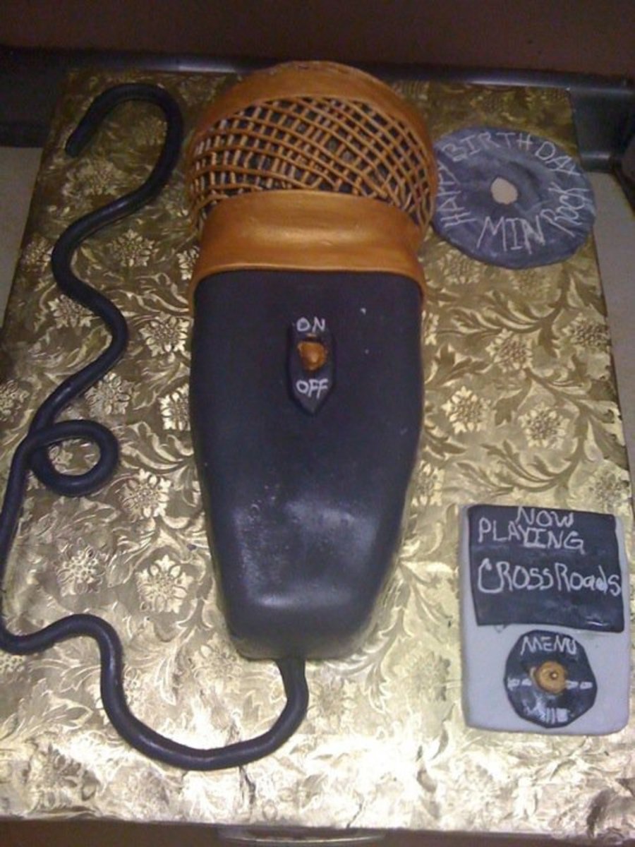Microphone Cake - CakeCentral.com
