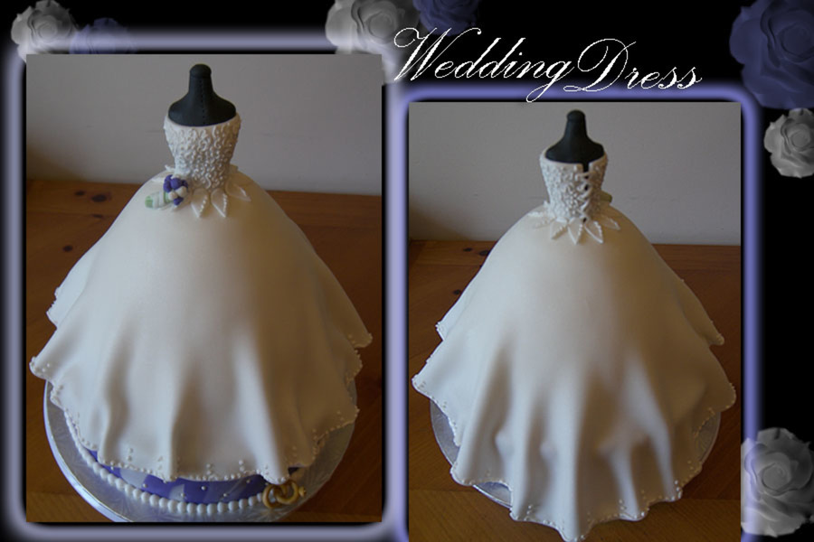 Bridal Shower Wedding Dress - CakeCentral.com