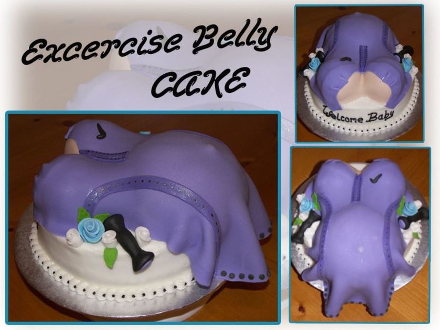 Excercise Belly Cake - CakeCentral.com