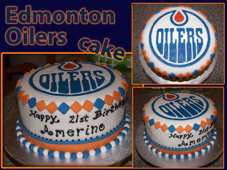 Edmonton Oilers Cake - CakeCentral.com