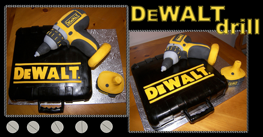 Dewalt Drill & Case - CakeCentral.com