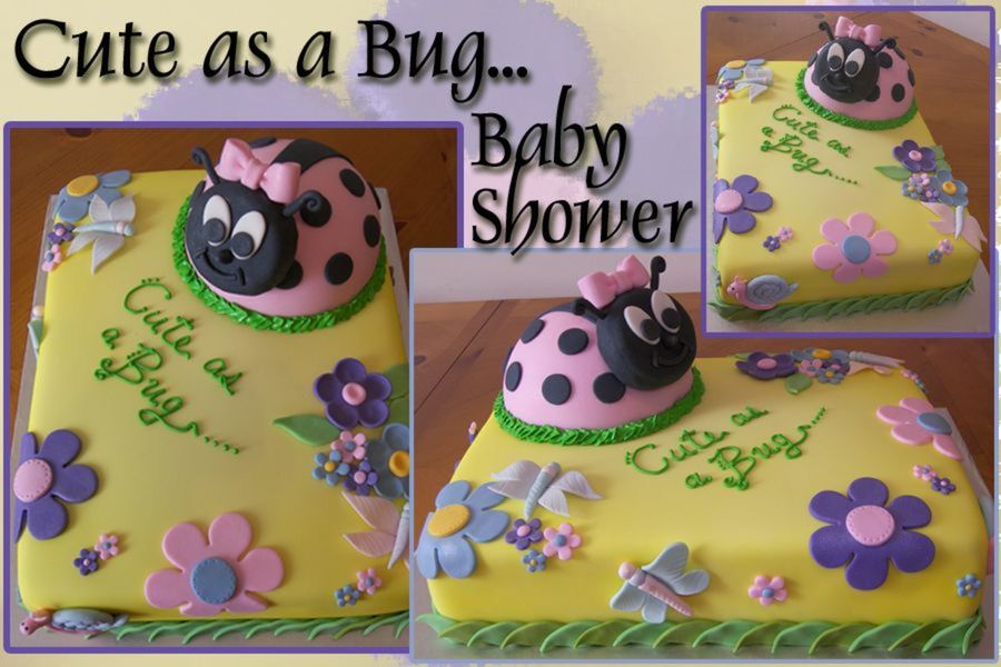 Cute As A Bug... Baby Shower - CakeCentral.com